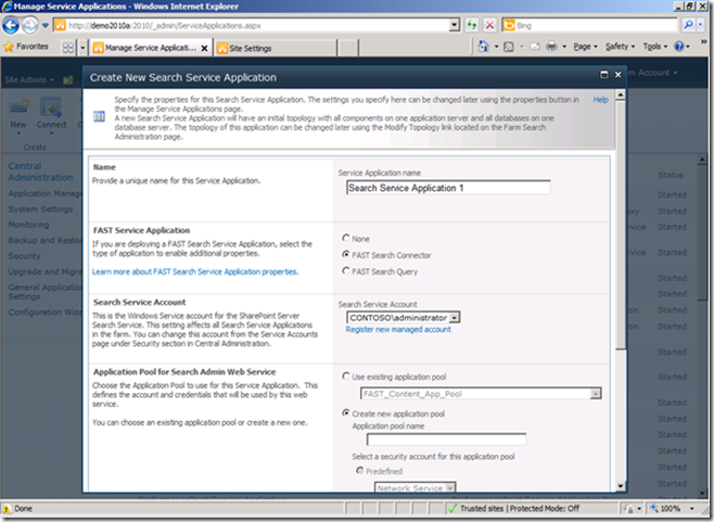 A Static State: Part 5 - FAST for SharePoint 2010 Service Configuration